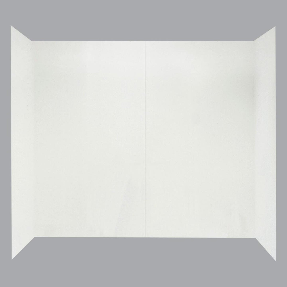 Maax Jiffy 4-Piece 54 In. H x 30 In. D Tub Wall Kit in White - Bruce ...